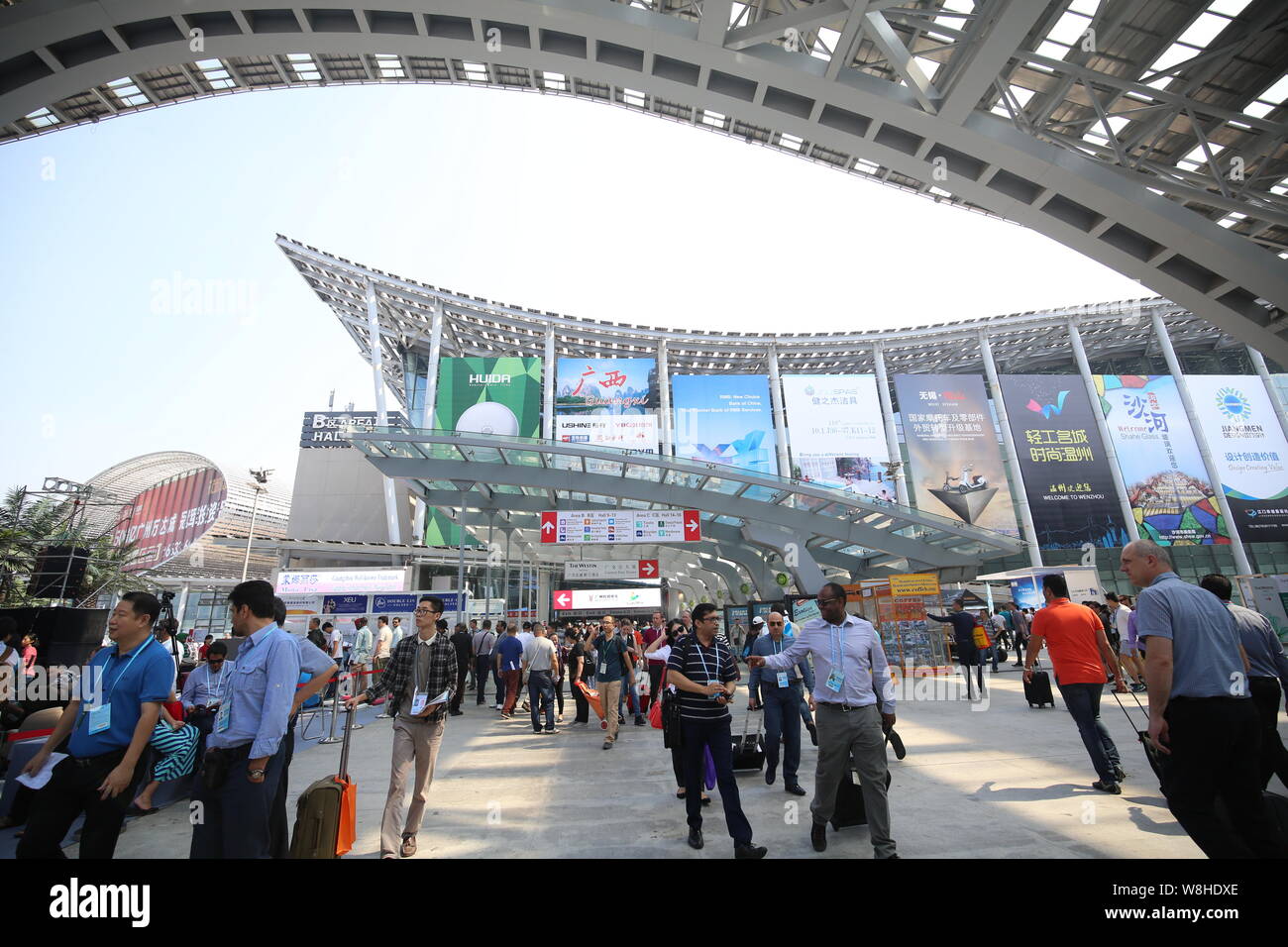 Buyers visit the 118th China Import and Export Fair, also known as the ...