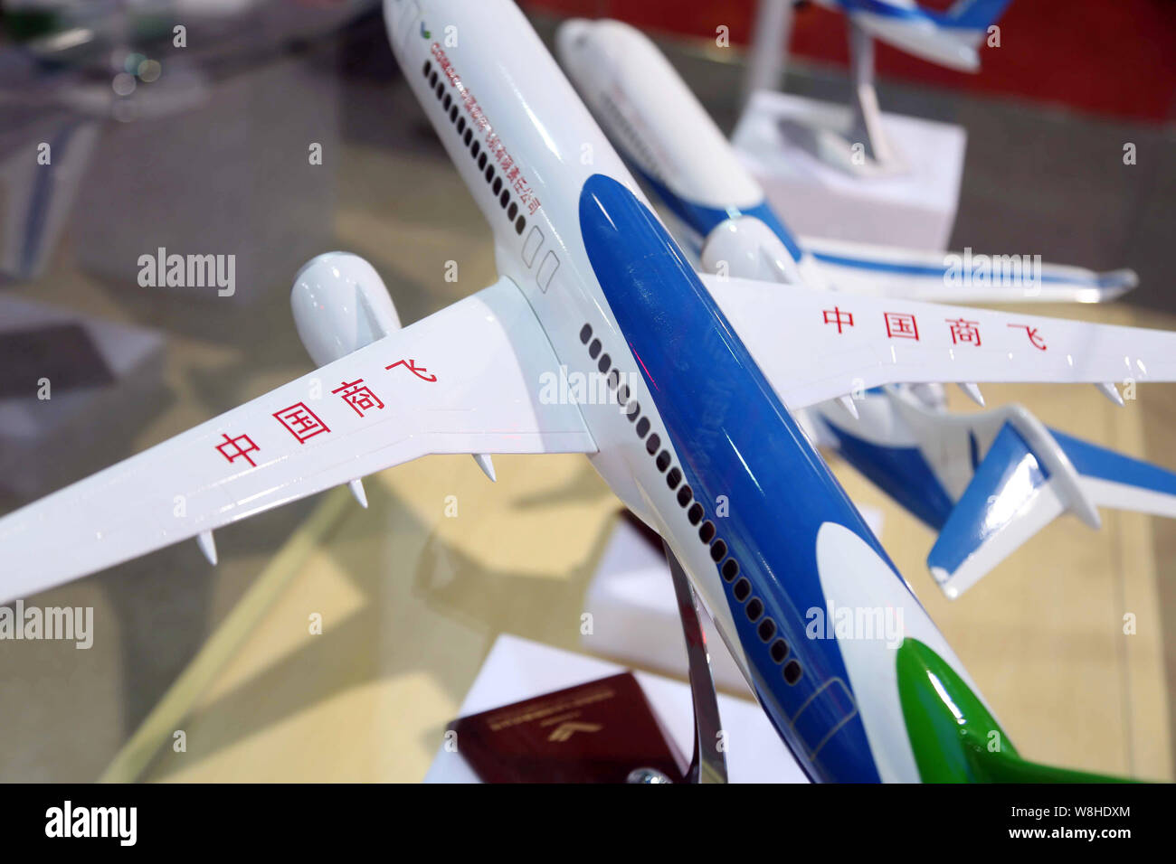 --FILE--Models of jet planes of COMAC (Commercial Aircraft Corporation ...
