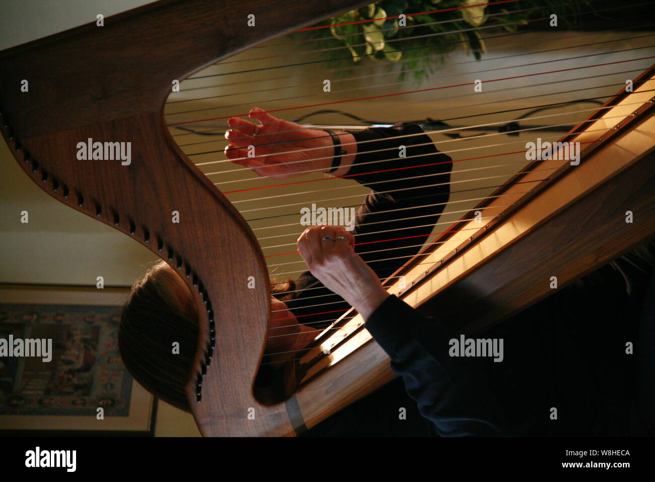 Wedding harpist hi-res stock photography and images - Alamy