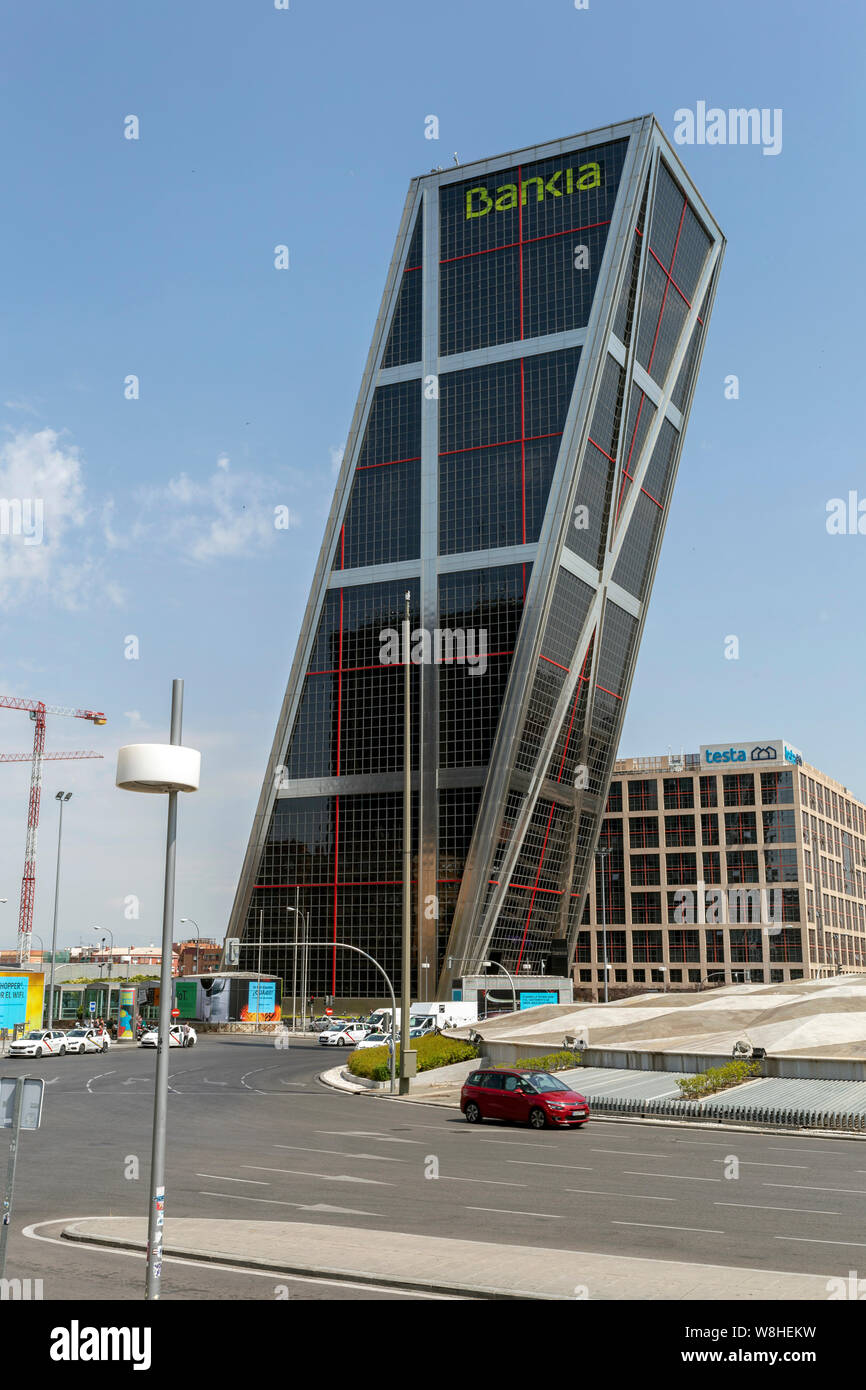 Madrid, Spain - 7 1 2019: Office building in Madrid, Spain Stock Photo ...