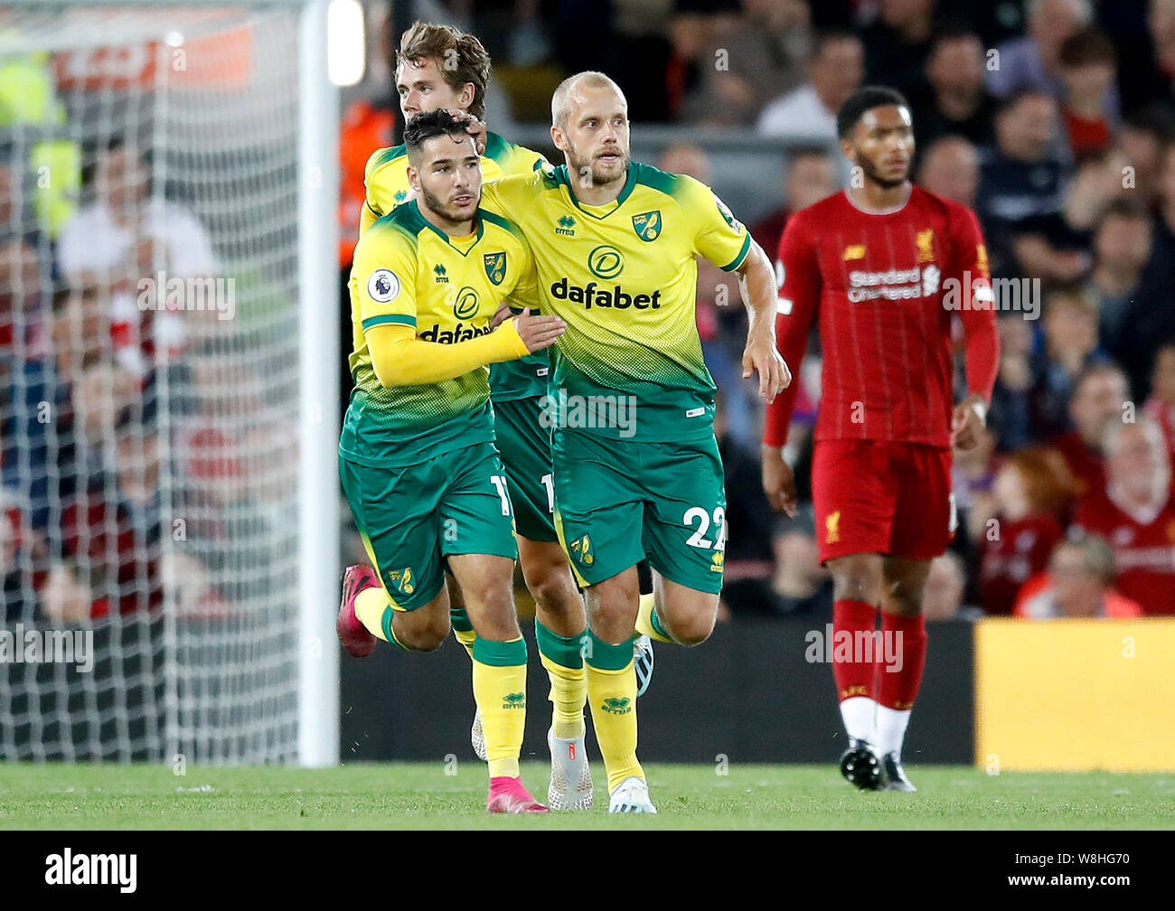 Liverpool pukki goal anfield hi-res stock photography and images - Alamy