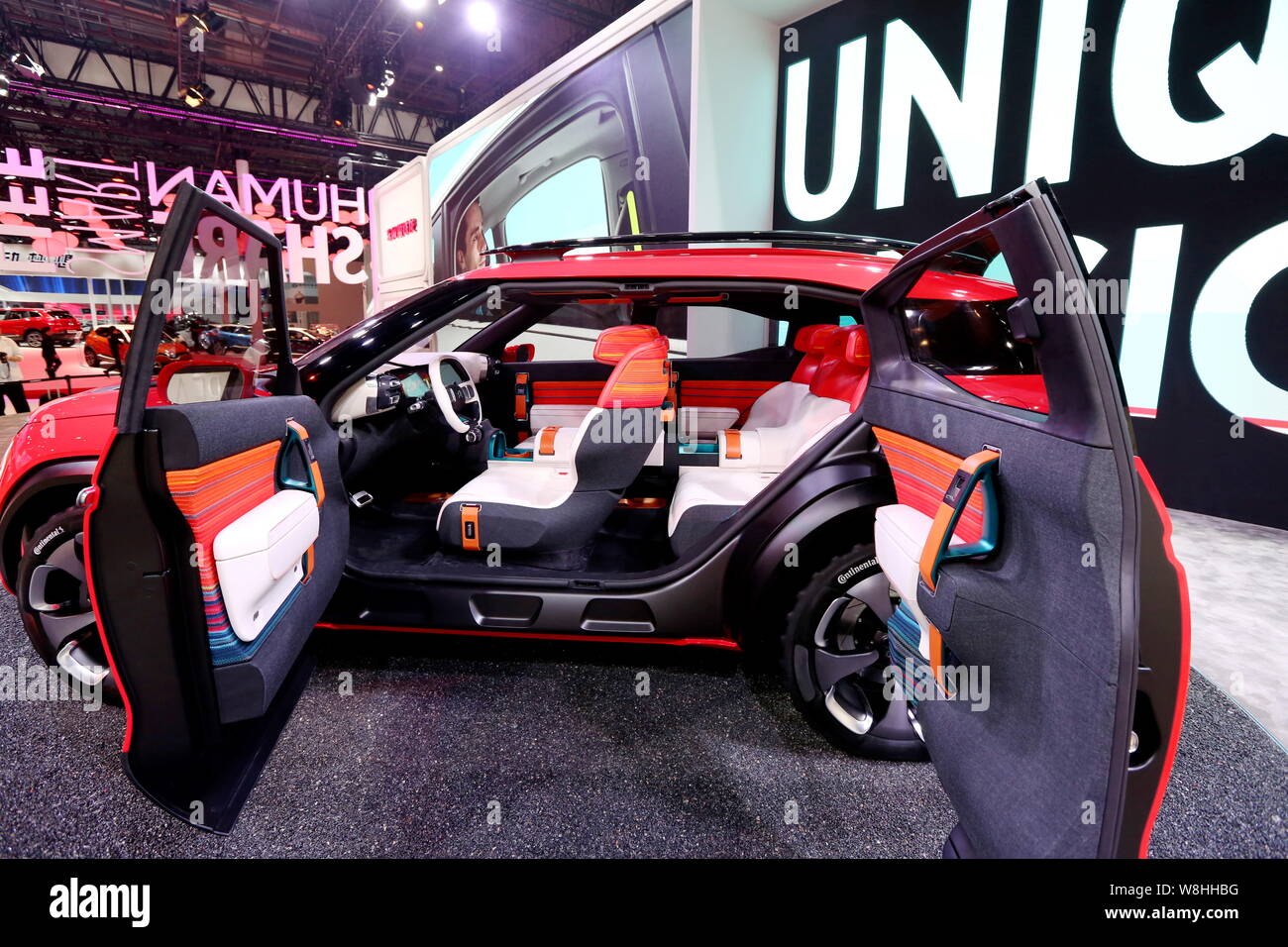 An Air Cross concept car of Citroen is on display during the 16th ...