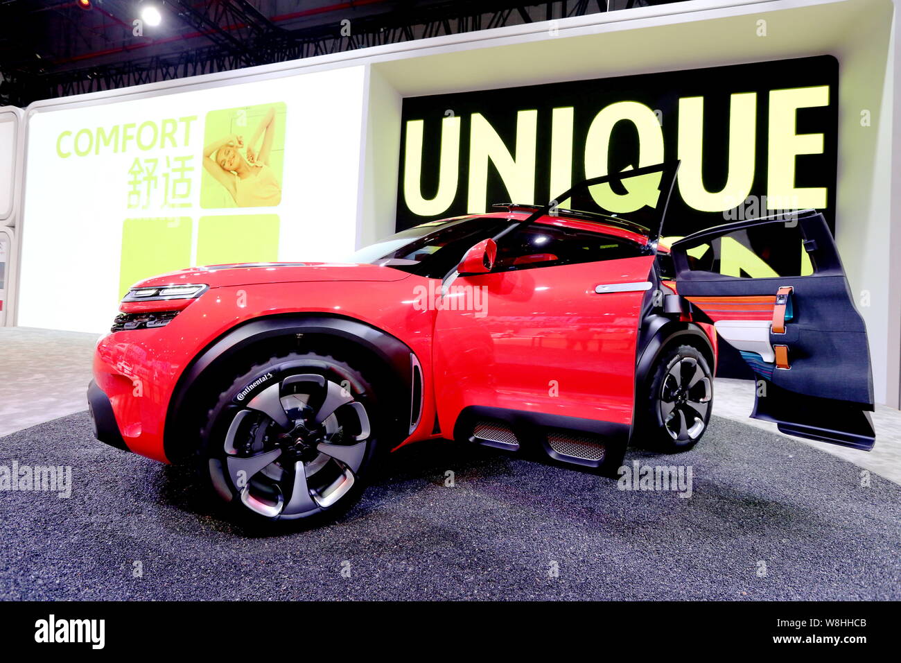 An Air Cross concept car of Citroen is on display during the 16th ...