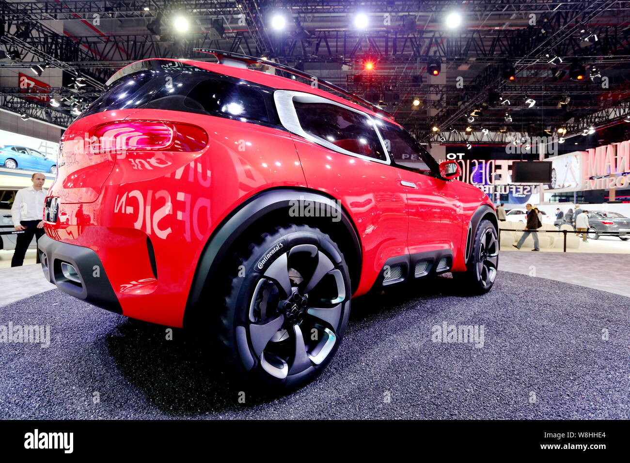 An Air Cross concept car of Citroen is on display during the 16th ...