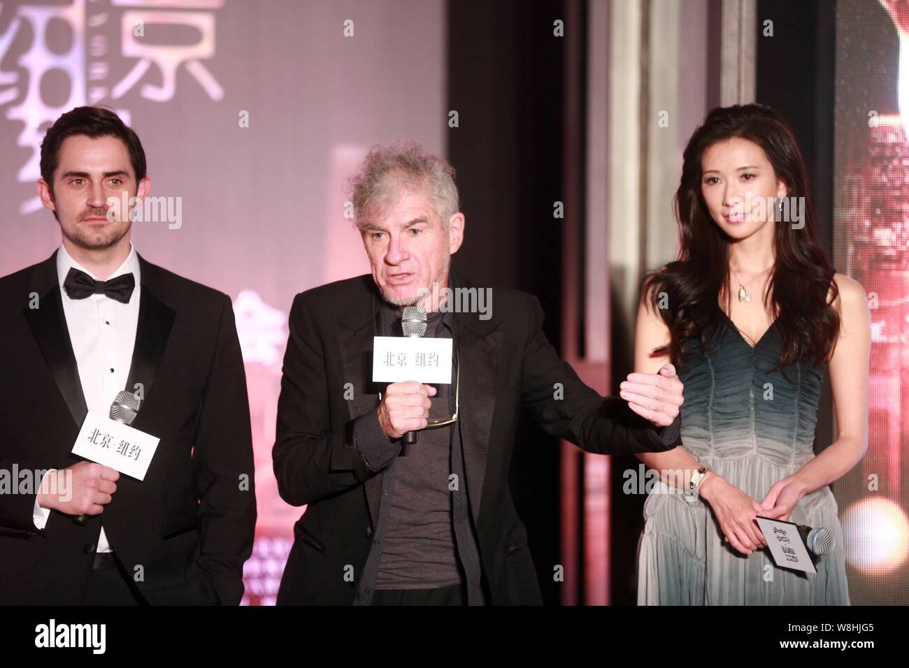 (From left) Canadian actor Richard de Klerk, Australian-Hong Kong ...