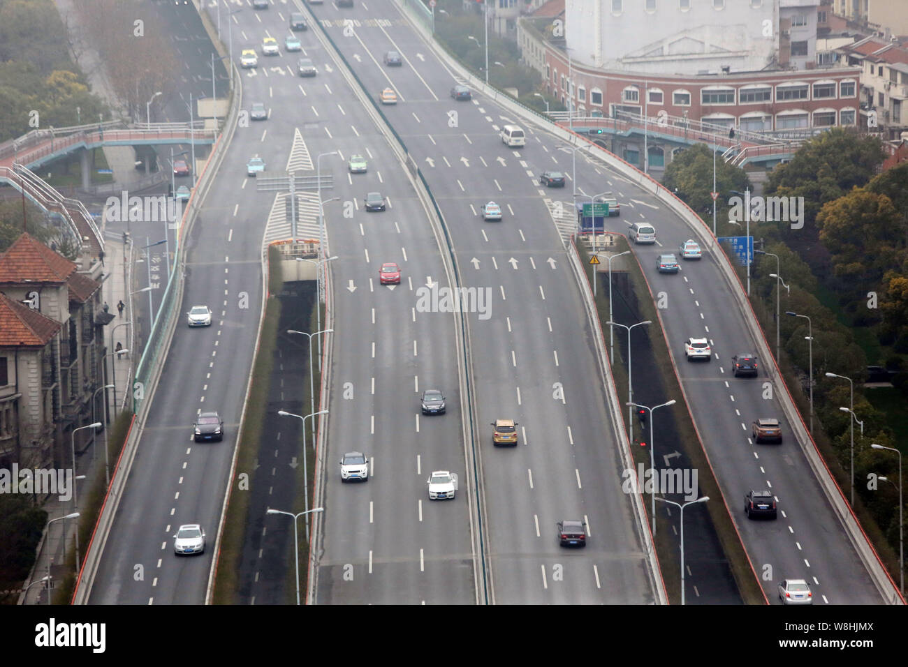 Shanghai yanan elevated road china hi-res stock photography and images ...