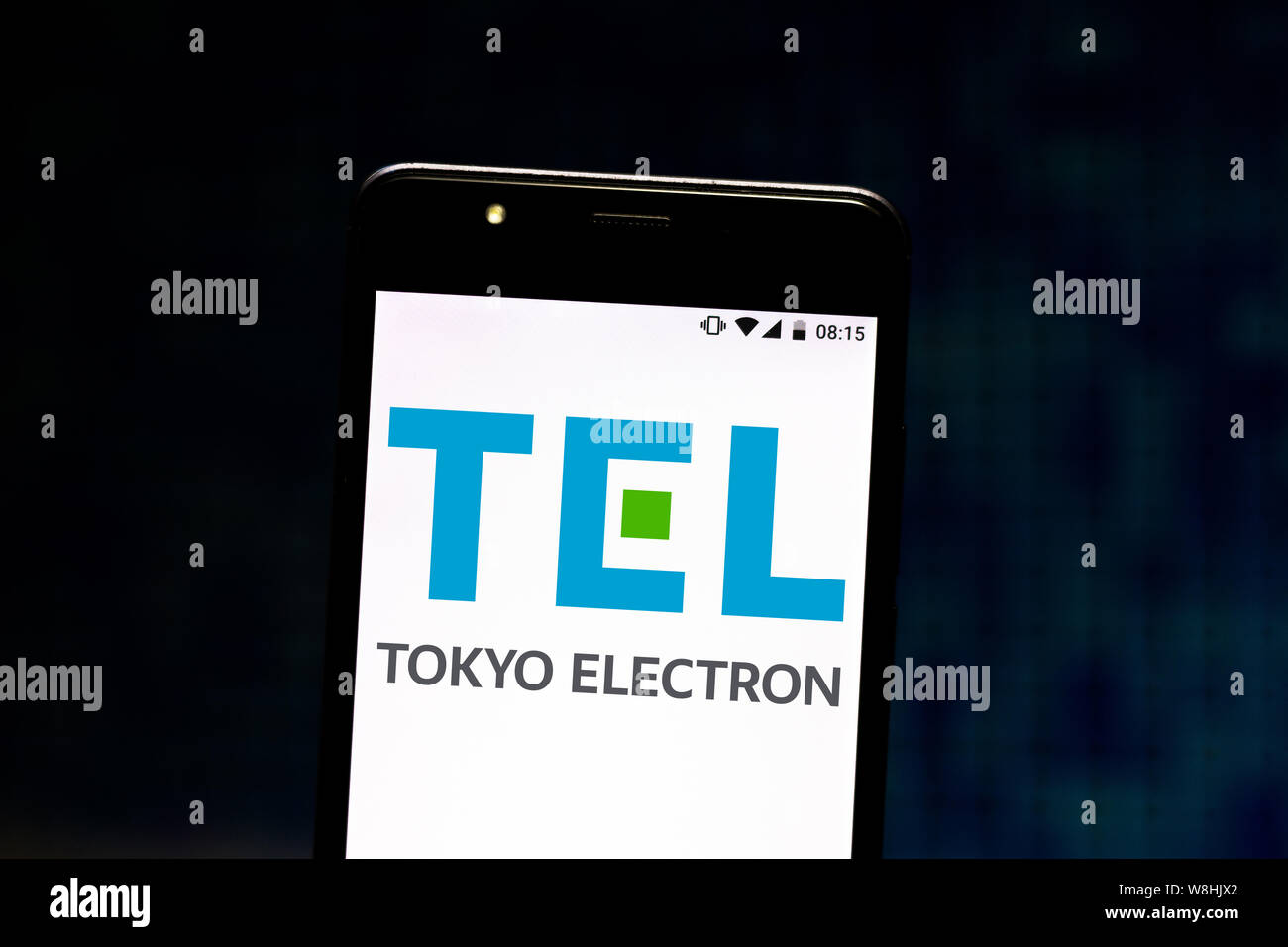 Brazil. 8th July, 2019. In this photo illustration the Tokyo Electron ...