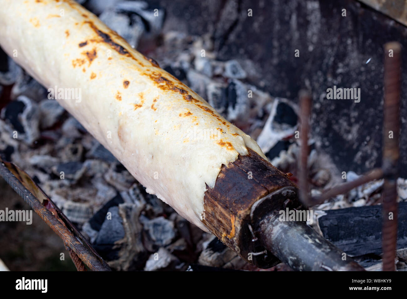 Preparation of CHOCHOCA - tpical food of Chiloe island, Chile ...