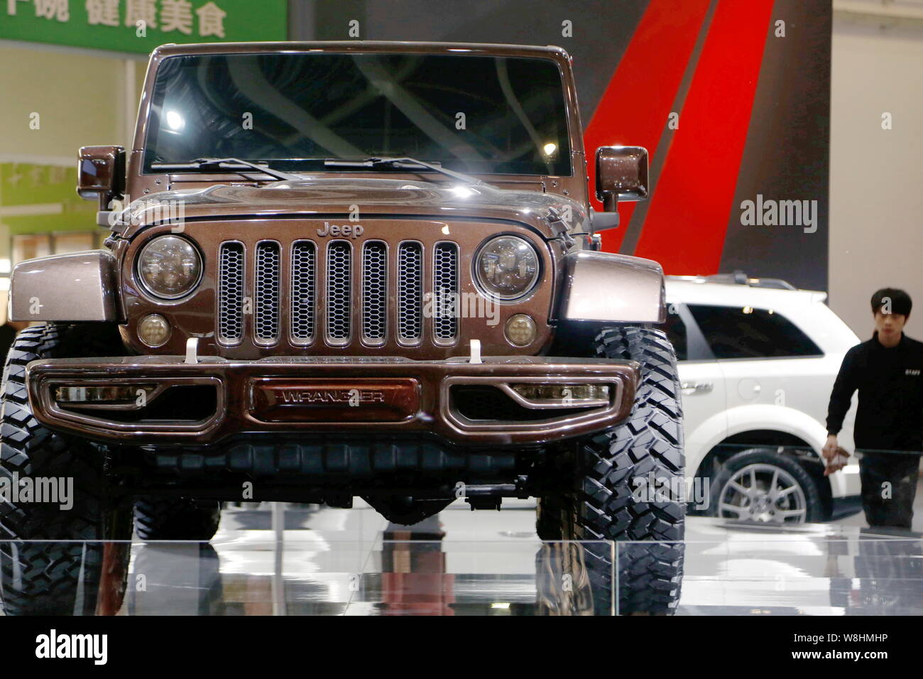 --FILE--A Jeep Wrangler of Chrysler is on display during the 13th ...