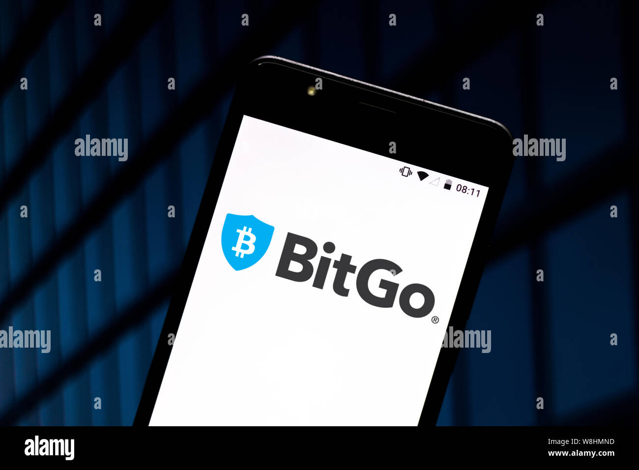 In this photo illustration the BitGo logo is seen displayed on a ...