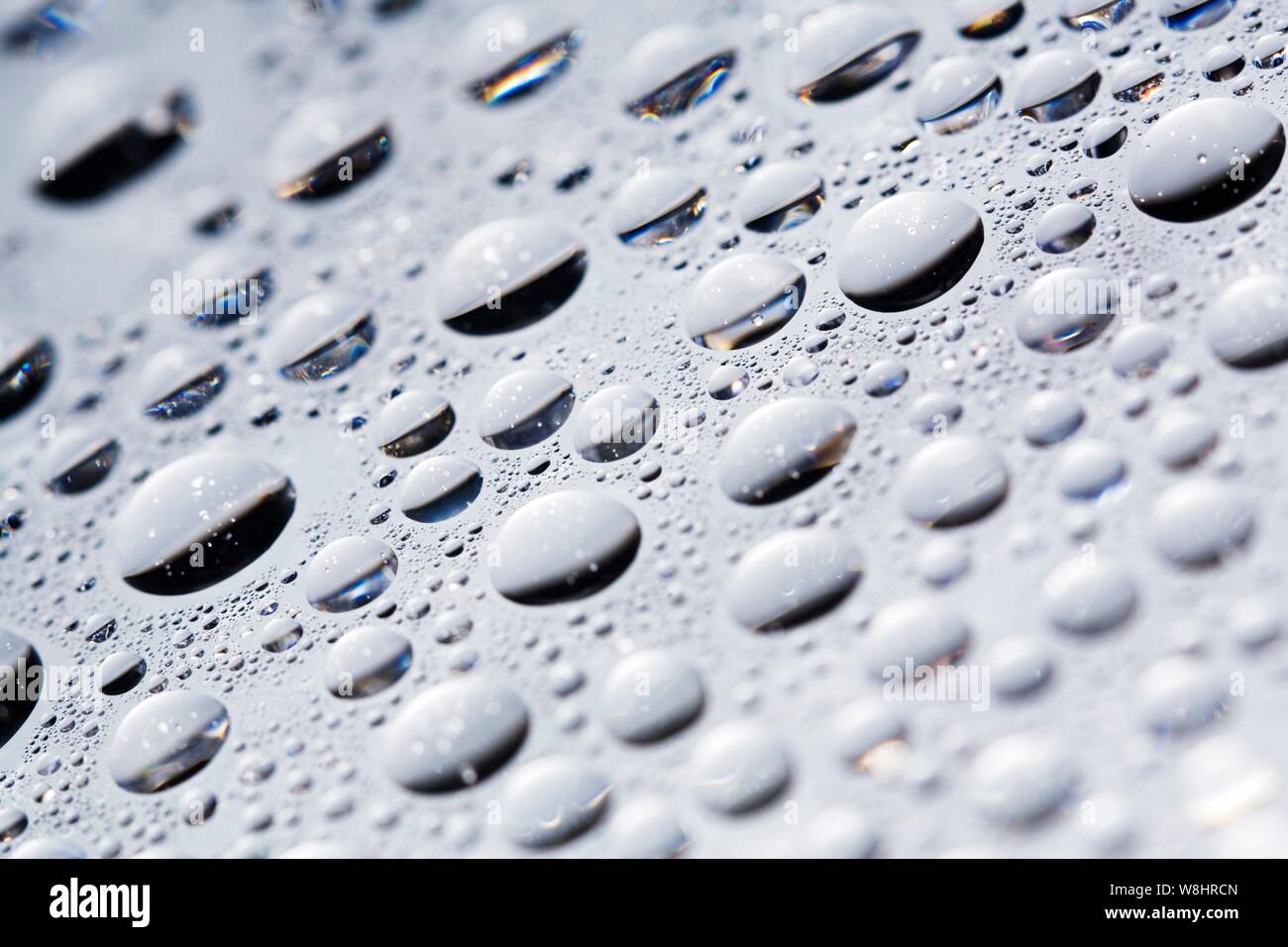 Water droplets, close up Stock Photo - Alamy