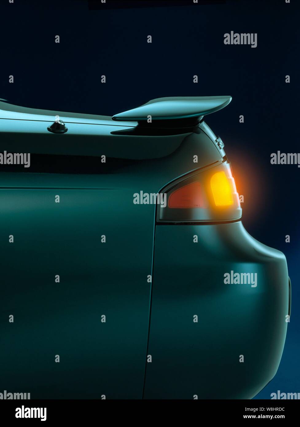 Rear lights on car Stock Photo - Alamy