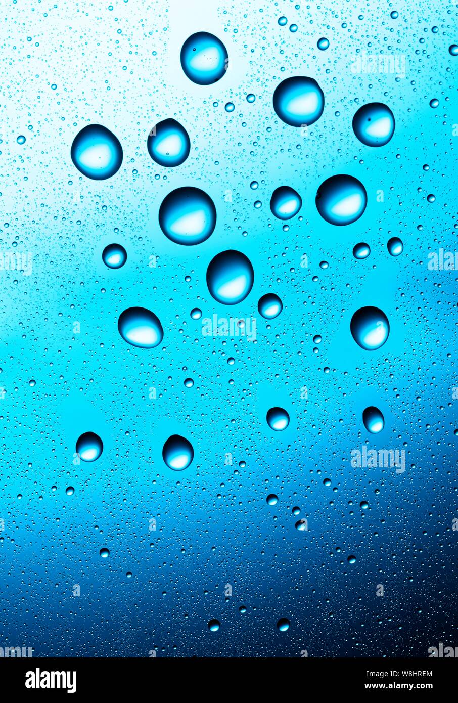 Water droplets, close up Stock Photo - Alamy