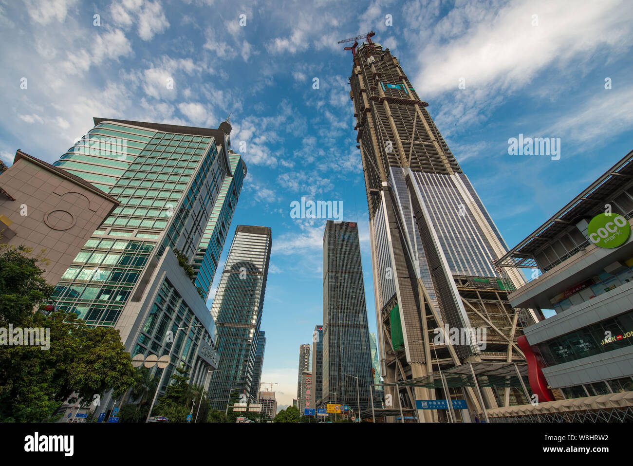 Ping An Ifc Building Tower Shenzhen High Resolution Stock Photography ...