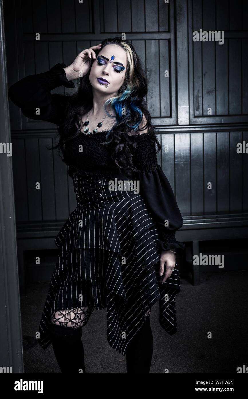 Dark gothic vampire Stock Photo - Alamy