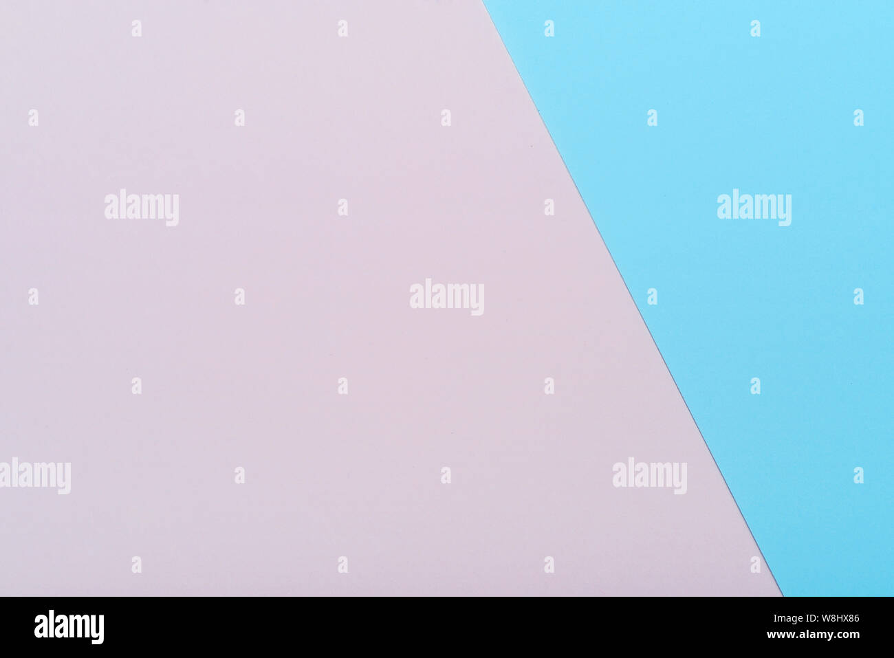 Blue and pink pastel color paper geometric flat lay background Stock ...