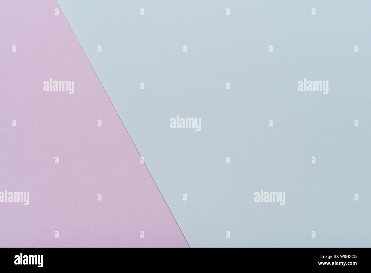 Blue and pink pastel color paper geometric flat lay background Stock ...