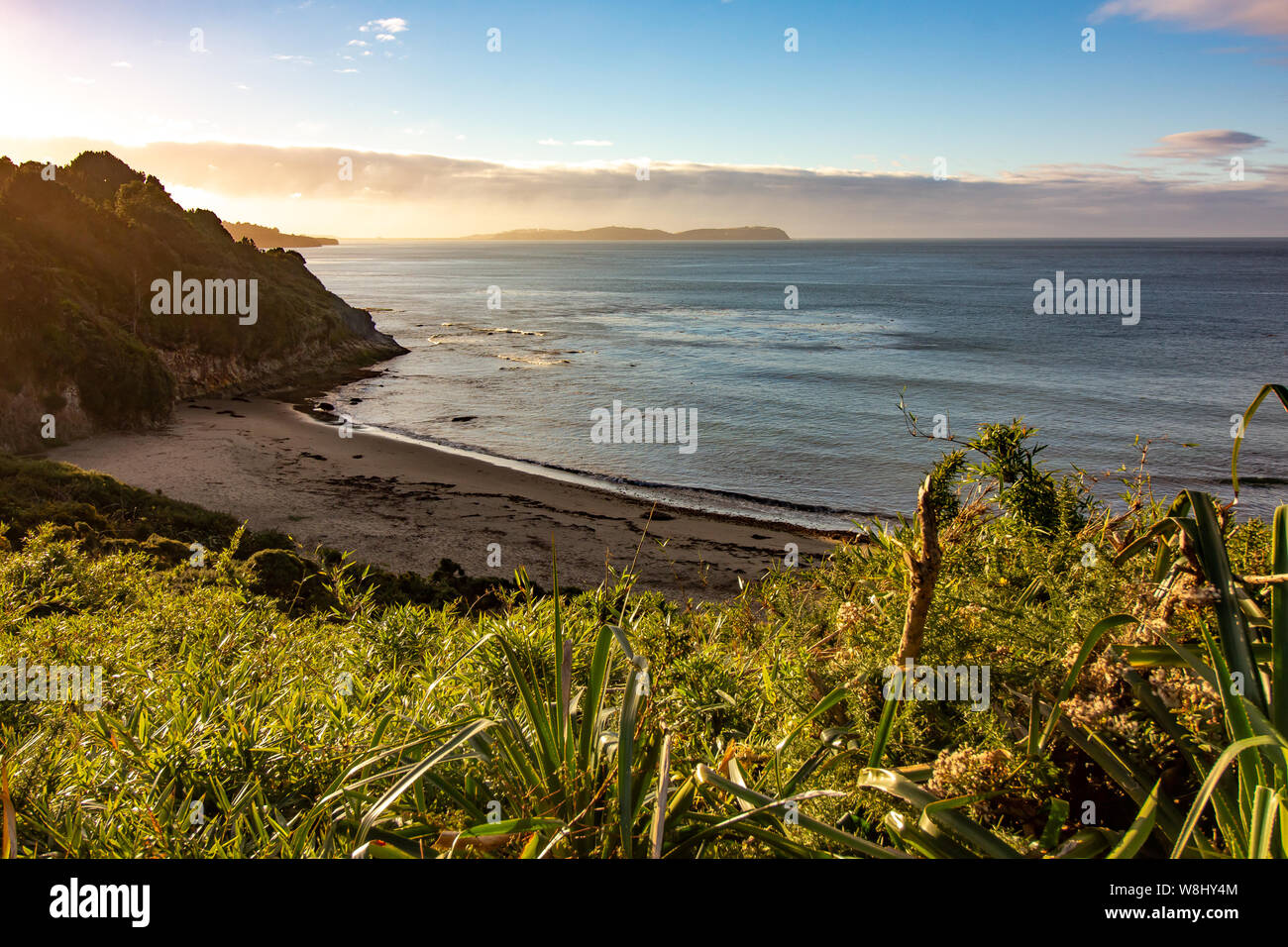 Chilean Chiloe Island Coast Landscape. Pacific coast landscape Stock ...