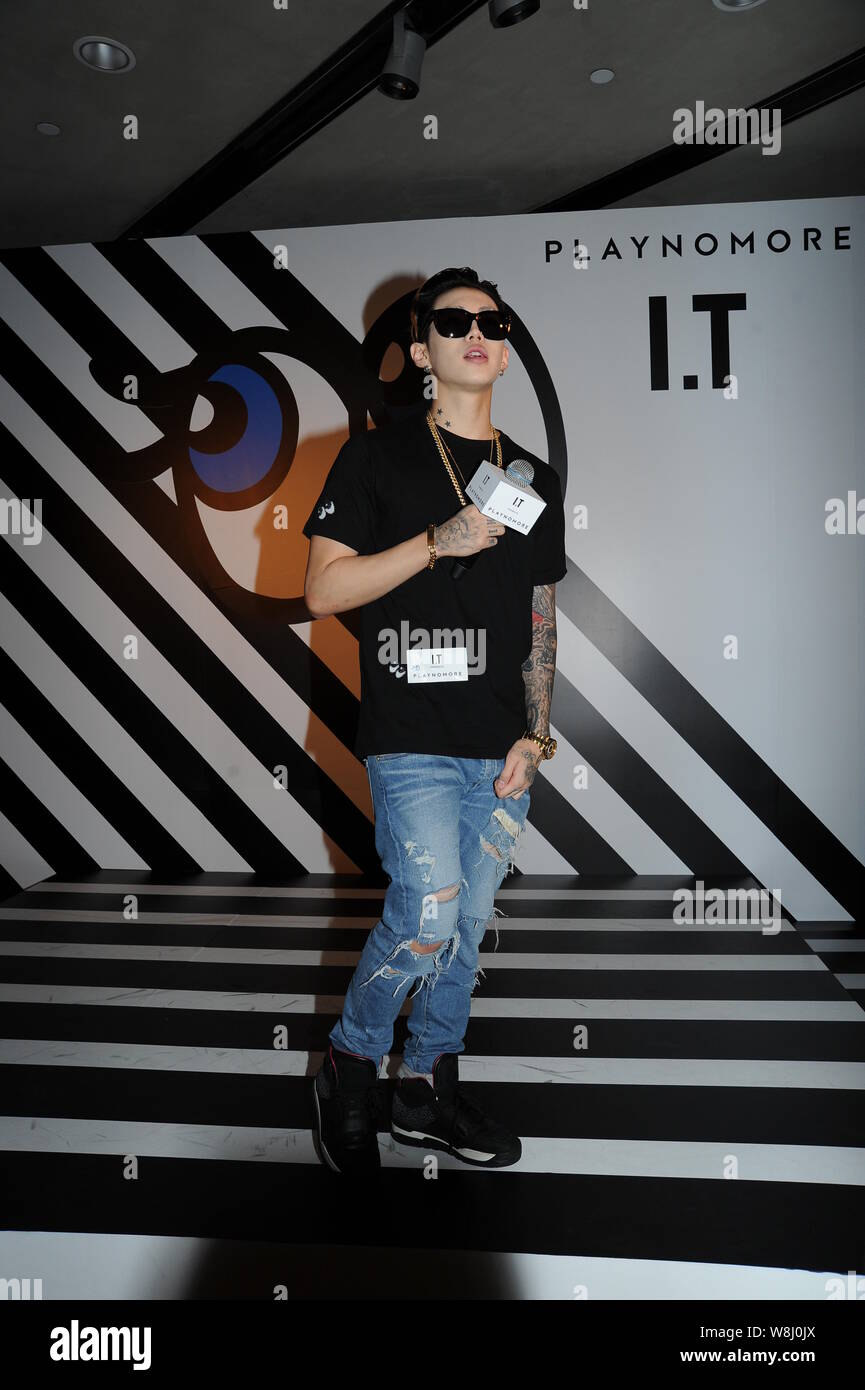 Korean American singer and actor Jay Park Jae-beom poses during the ...
