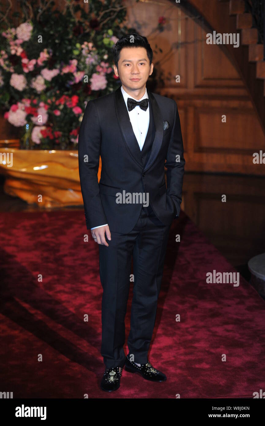 Chinese actor Li Chen poses at a Dolce & Gabbana VIP dinner party in ...