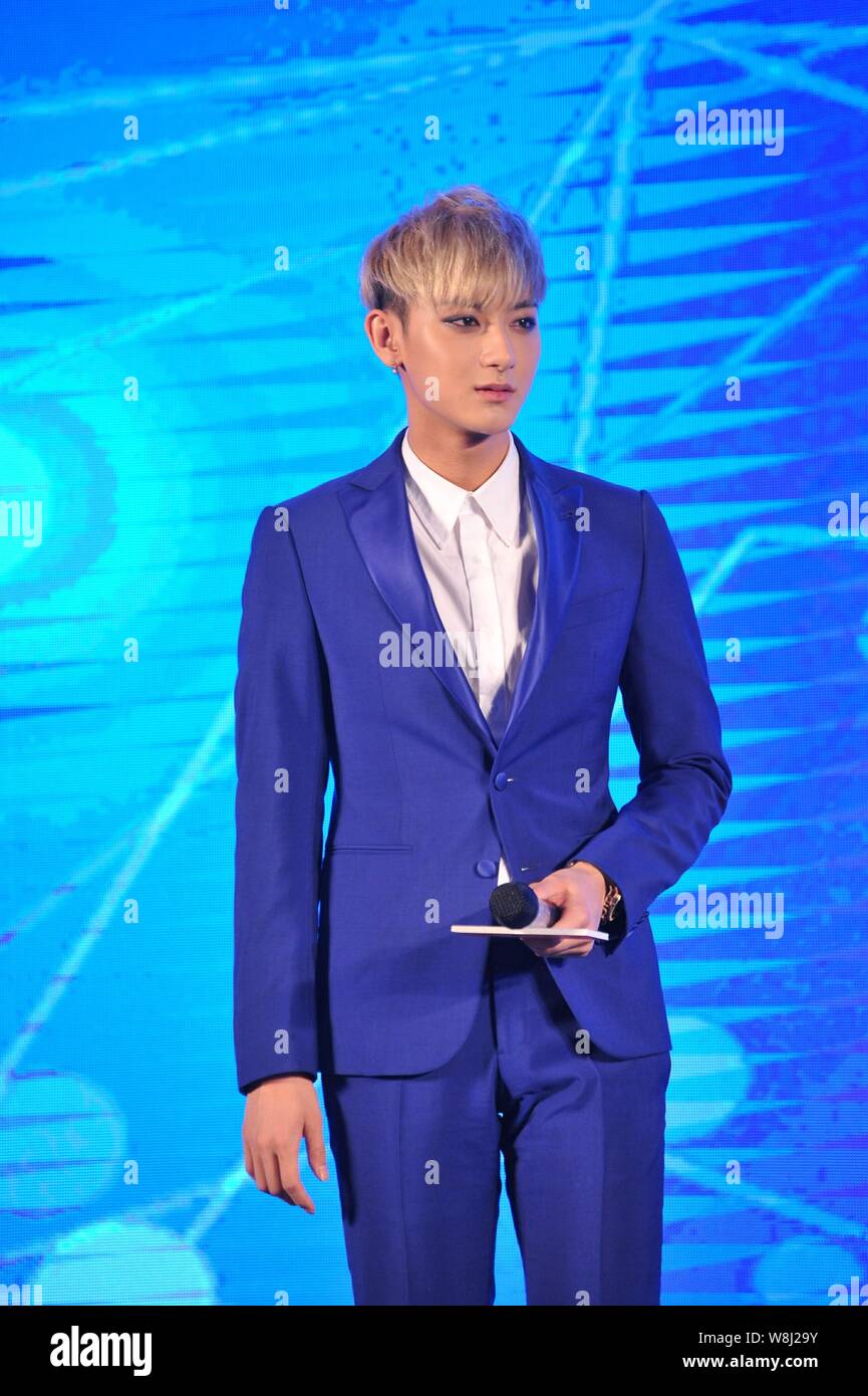 Chinese singer Huang Zitao, better known by his stage name TAO, a ...