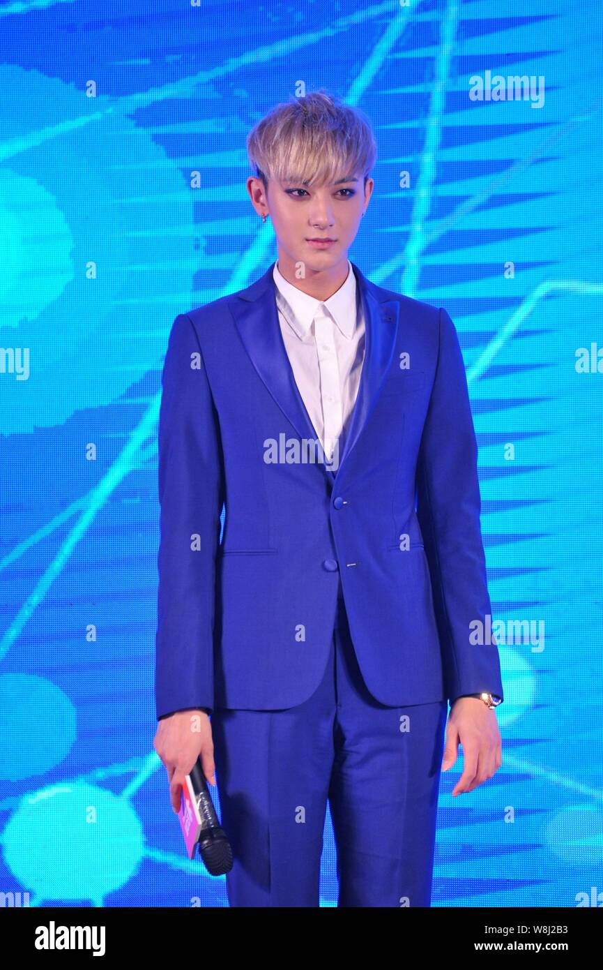 Chinese singer Huang Zitao, better known by his stage name TAO, a ...