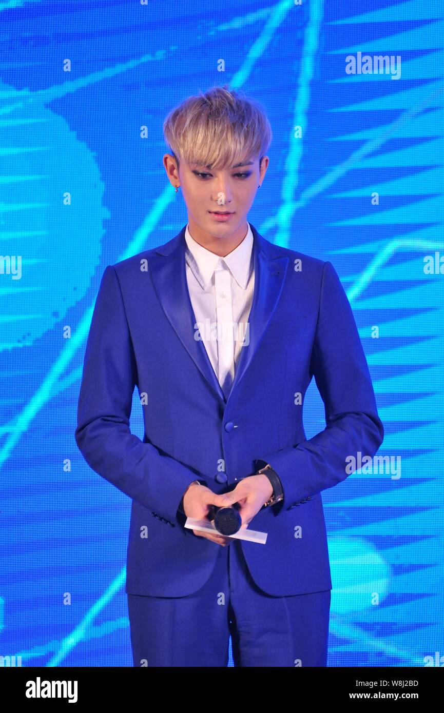 Chinese singer Huang Zitao, better known by his stage name TAO, a ...
