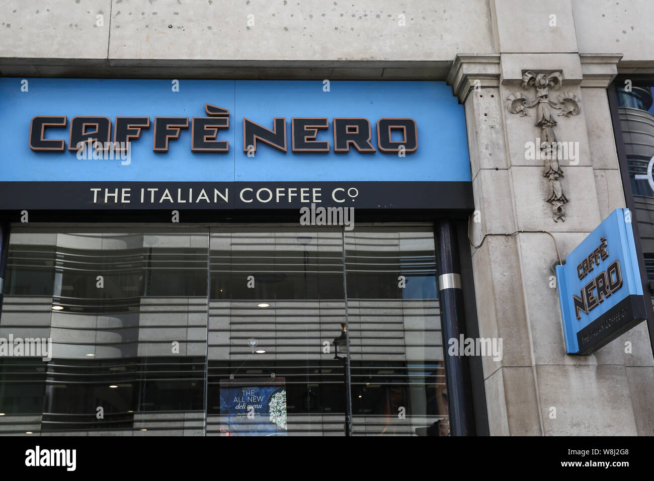 Coffee store, Cafe Nero seen in central London Stock Photo - Alamy