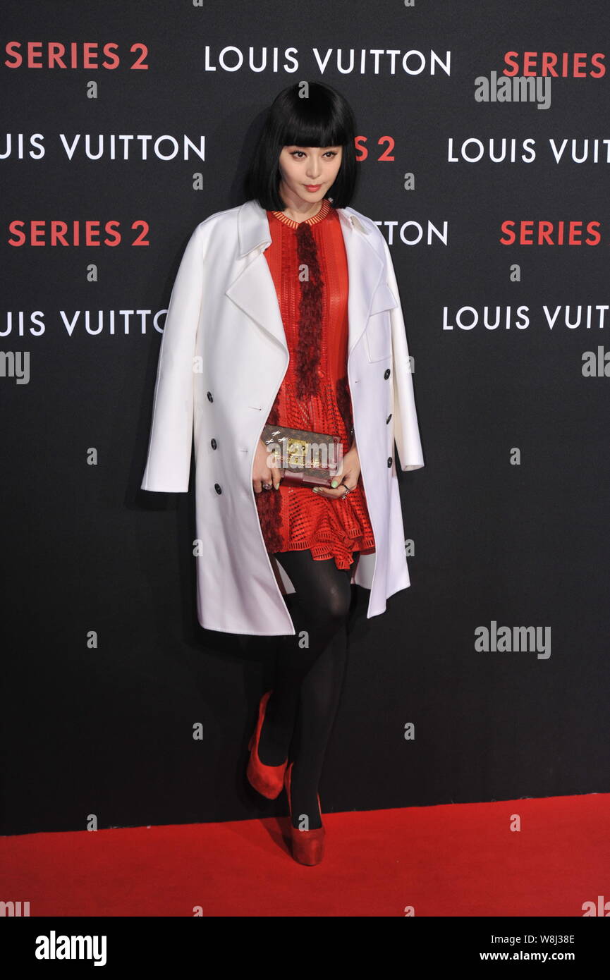 Chinese actress Fan Bingbing poses on the red carpet for as she arrives ...