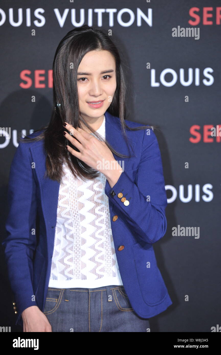 Chinese actress Song Jia poses on the red carpet for as she arrives for ...