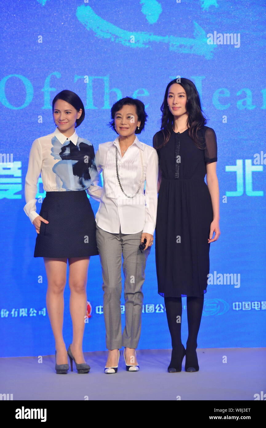 (From left) Malaysian actress Angelica Lee, Taiwanese director Sylvia ...