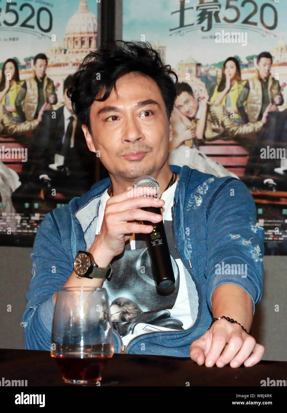 Hong Kong actress Francis NG speaks during a press conference for his ...