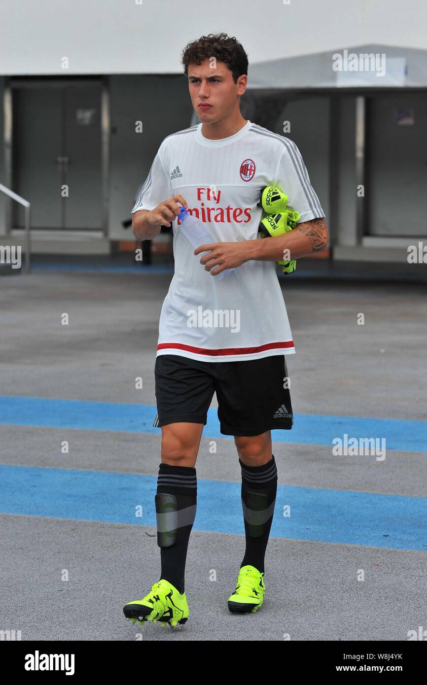 Andrea Poli of AC Milan takes part in a training session for the 2015 ...