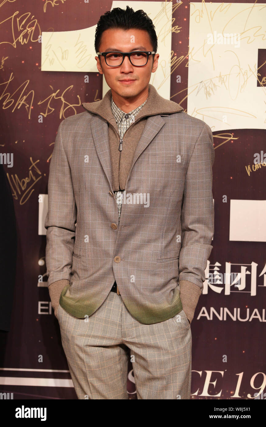 Hong Kong singer and actor Nicholas Tse poses as he arrives for the ...
