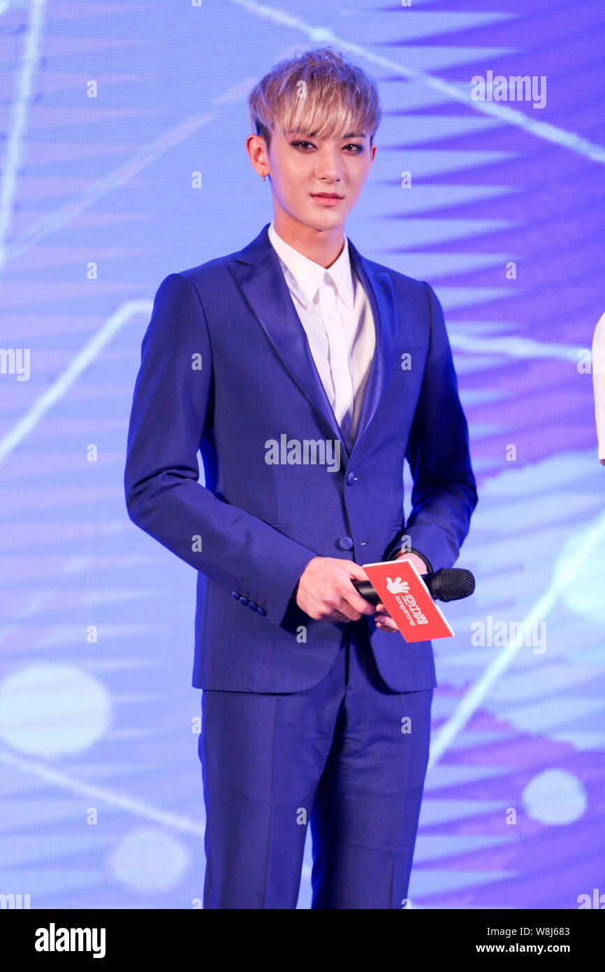 Chinese singer Huang Zitao, better known by his stage name TAO, a ...