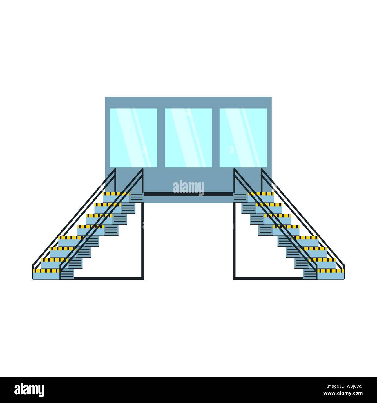 Residential steps stairs staircase Stock Vector Images - Alamy
