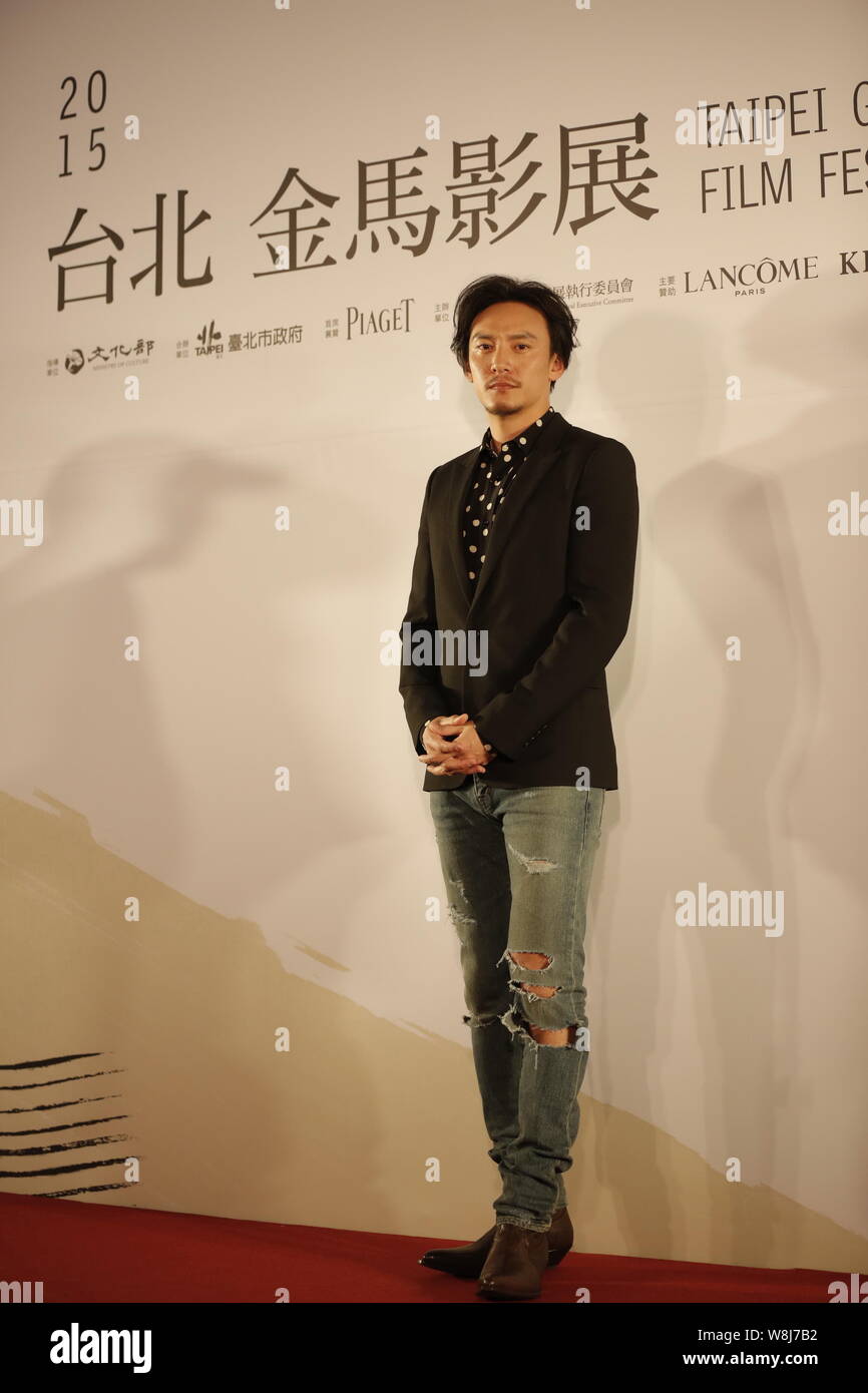 Taiwanese actor Chang Chen attends an event for candidates of the Best ...
