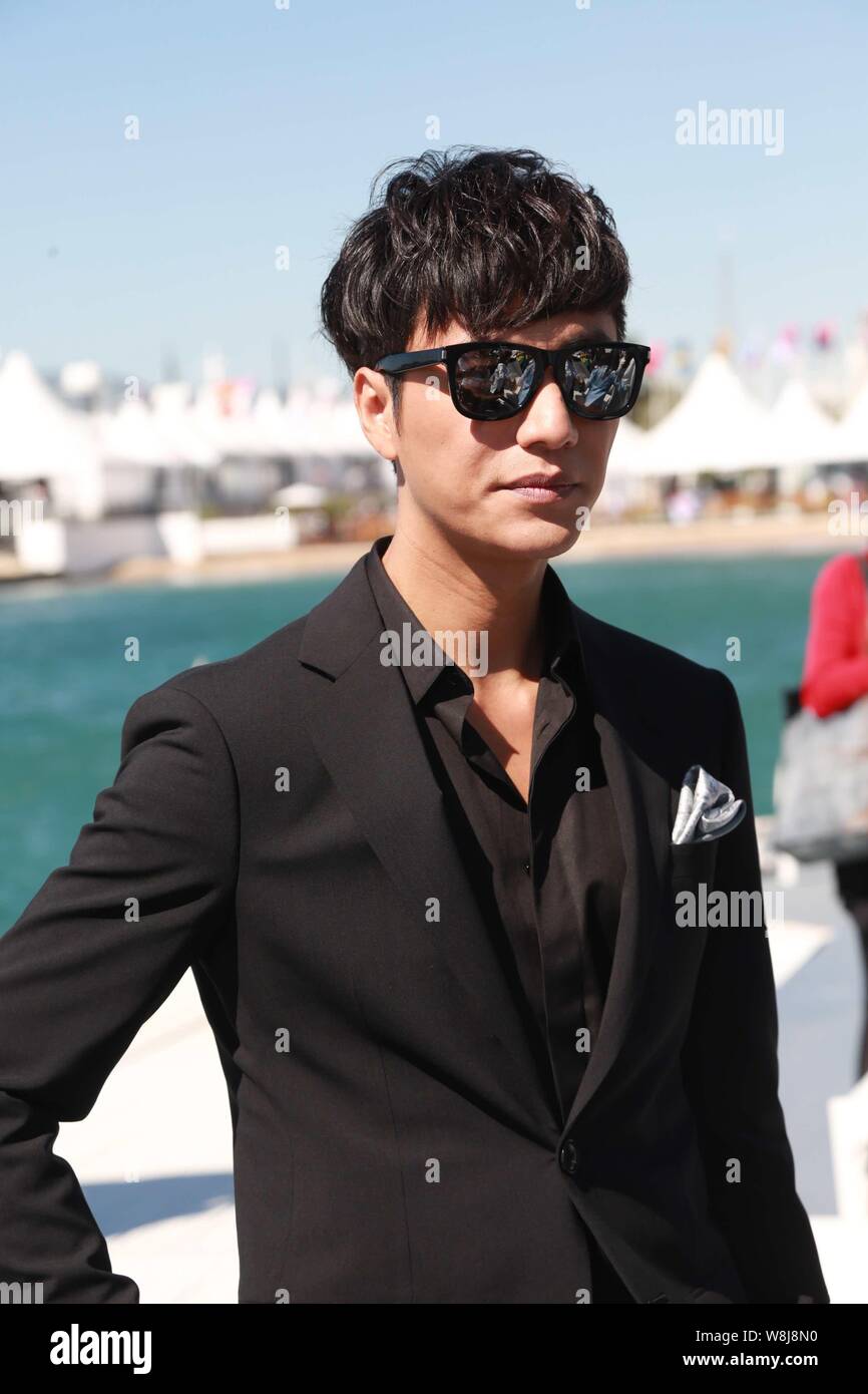 Chinese actor Chen Kun poses at a photocall for his movie "The Ghouls ...