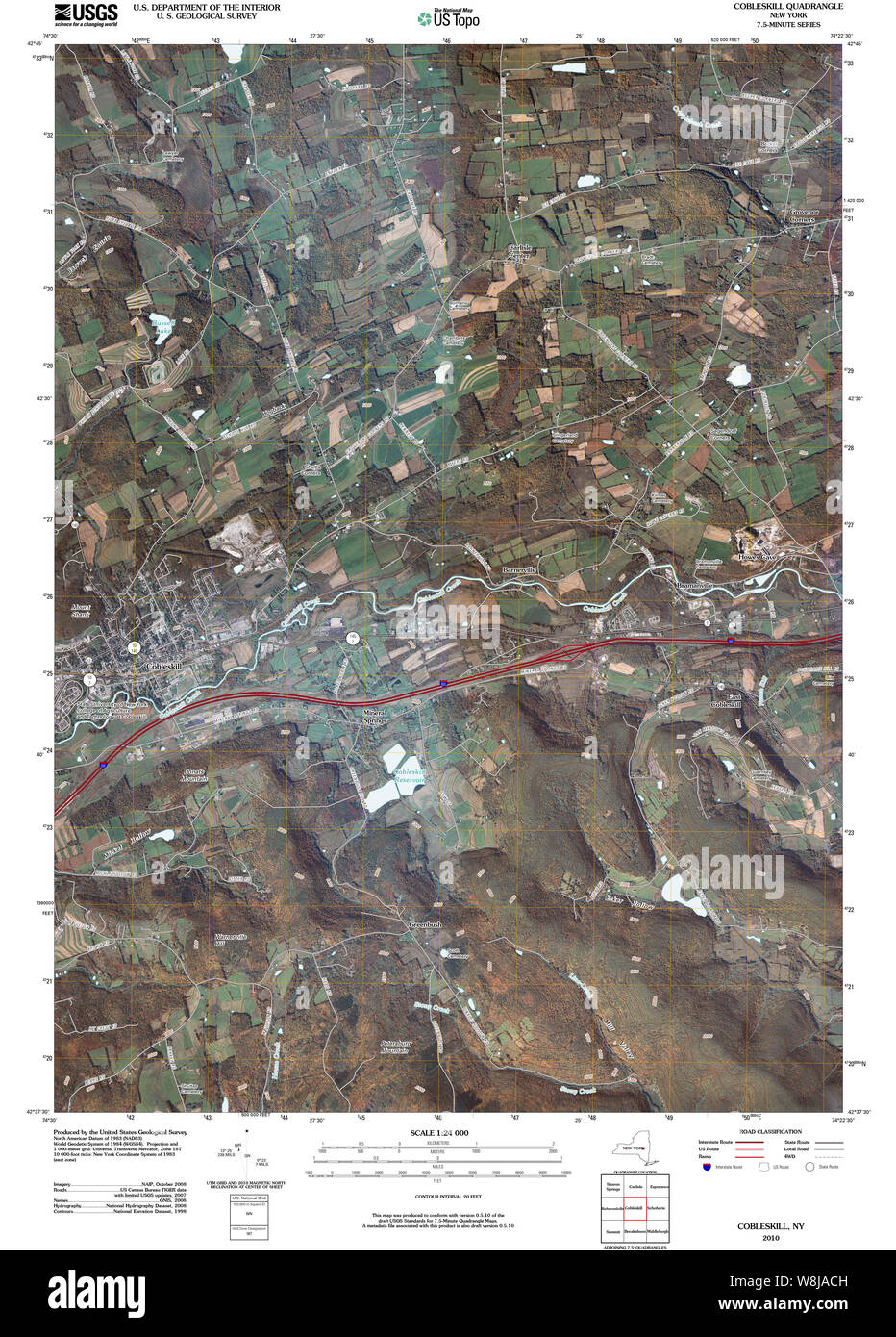This image map depicts geographic features on the surface of the earth ...