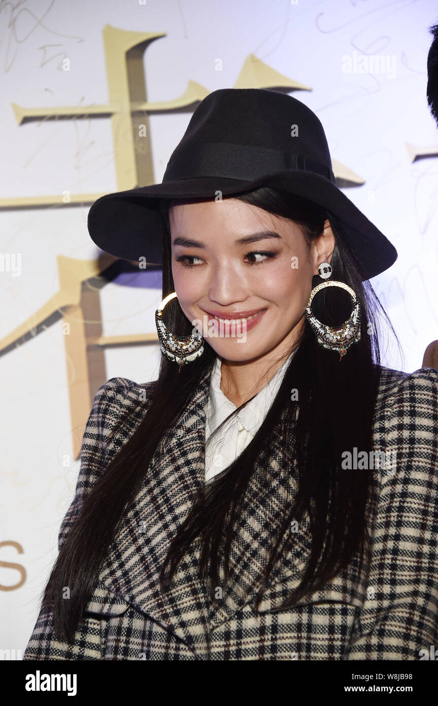 Taiwanese actress Shu Qi smiles on the red carpet for a premiere for ...