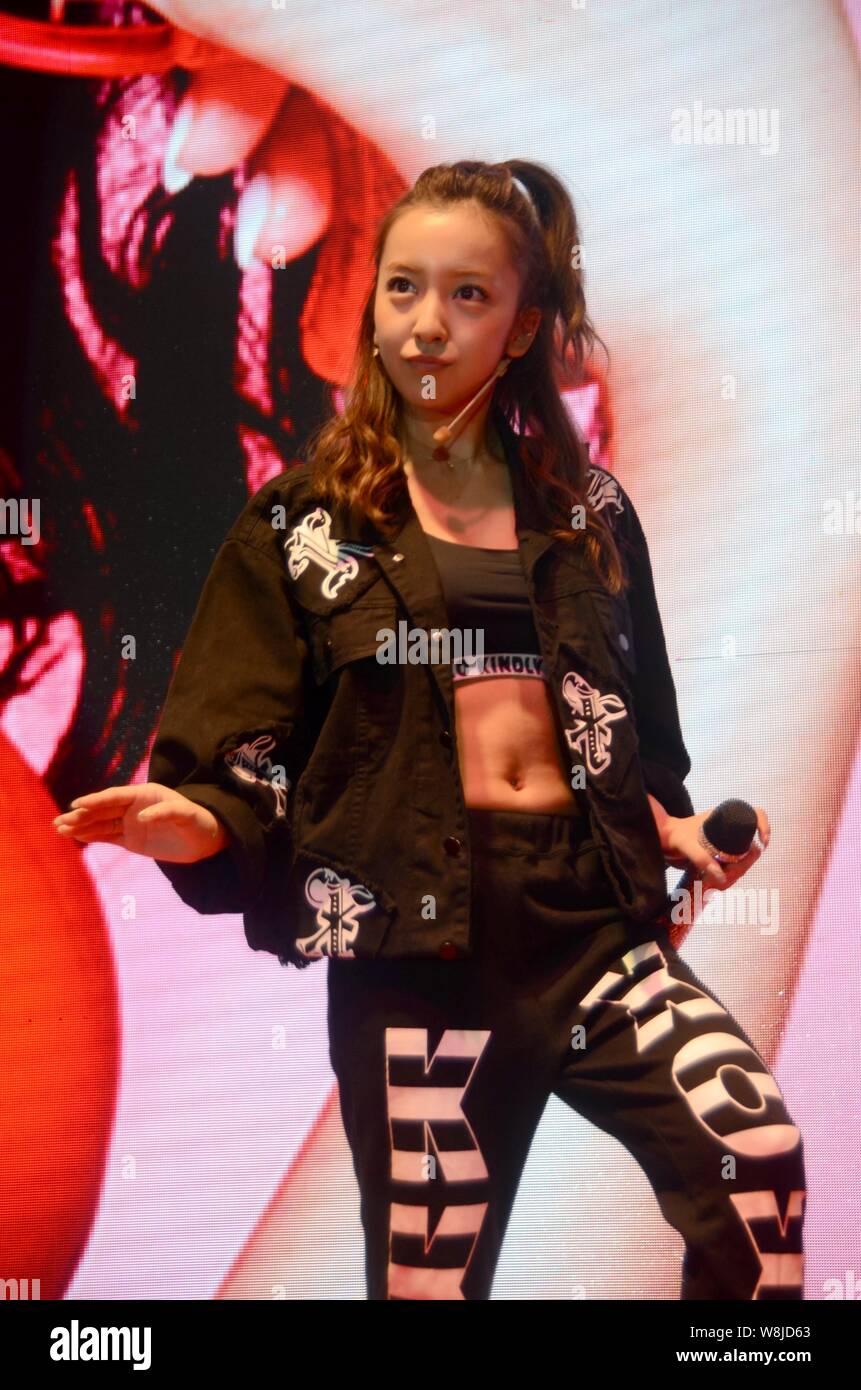 Japanese actress and singer Itano Tomomi poses during the 11th China ...