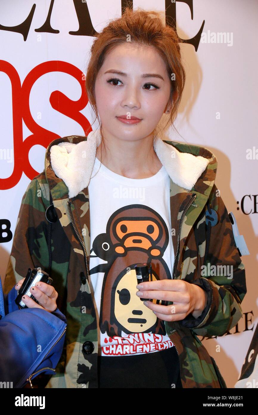 Singer and actress Charlene Choi of Hong Kong pop duo Twins is ...