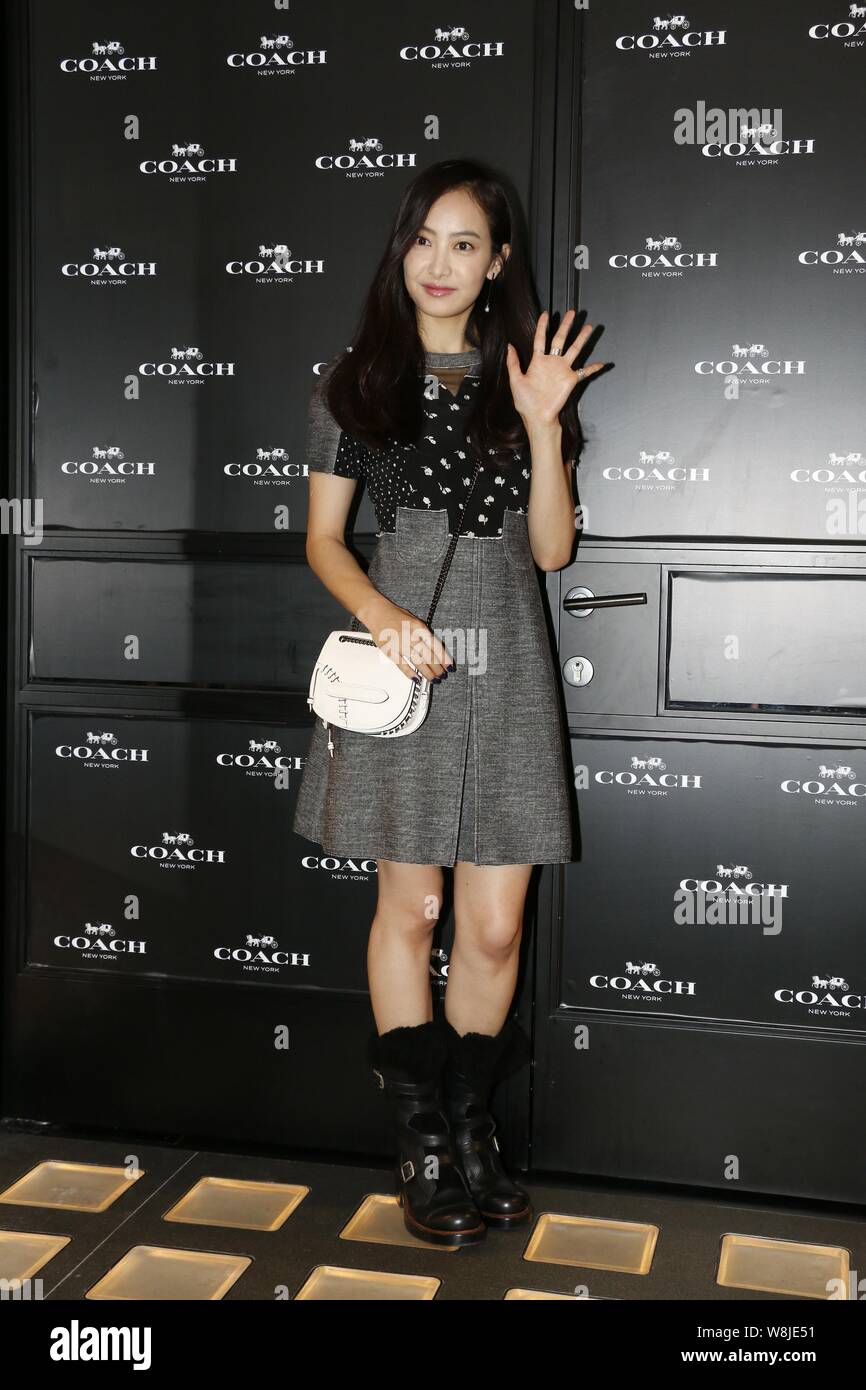 Chinese singer and actress Victoria Song Qian of South Korean girl ...