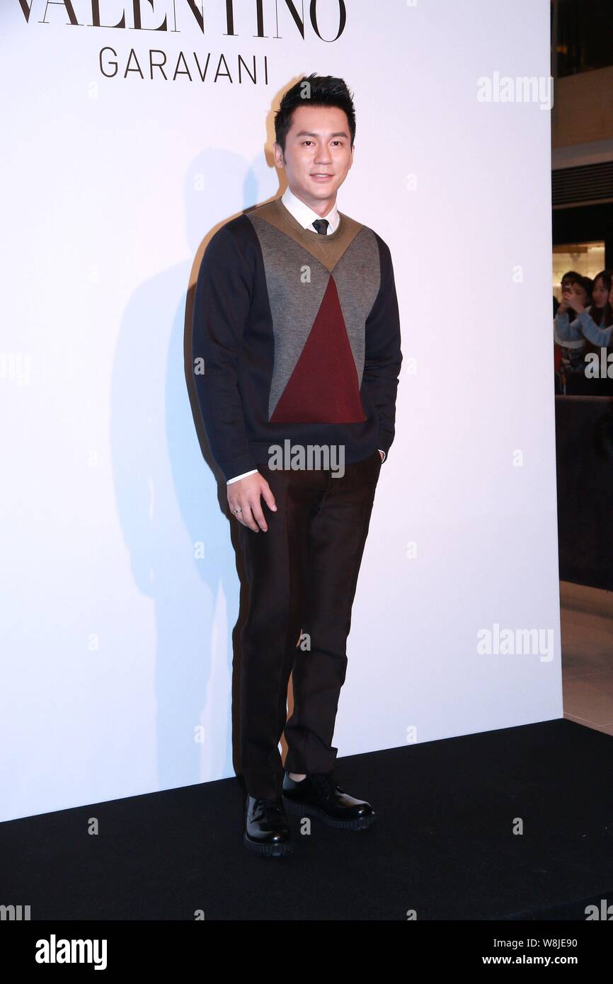 Chinese actor Li Chen poses as he arrives for an exhibition by ...