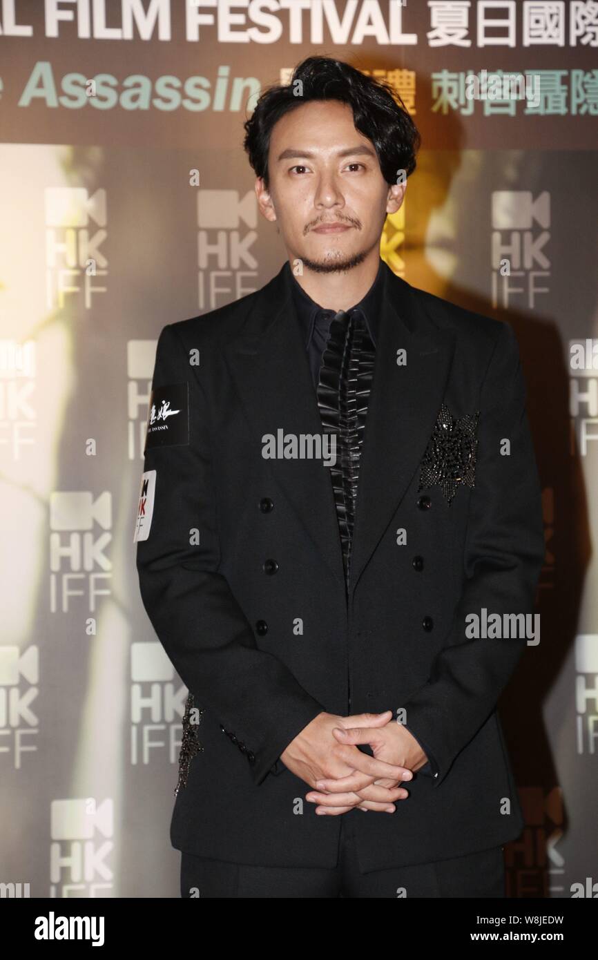 Taiwanese actor Chang Chen poses at a premiere for his movie "The ...