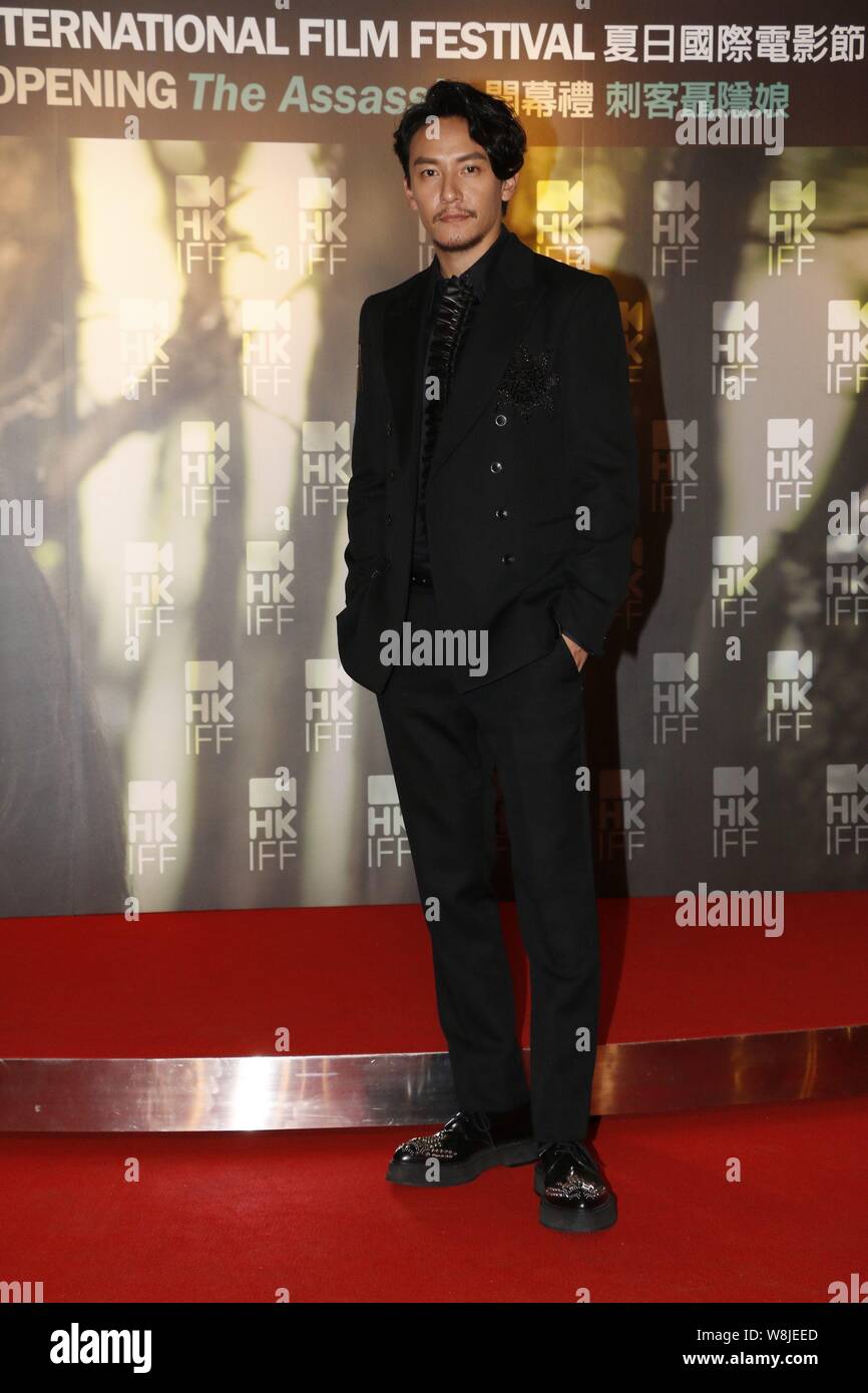 Taiwanese actor Chang Chen poses at a premiere for his movie "The ...