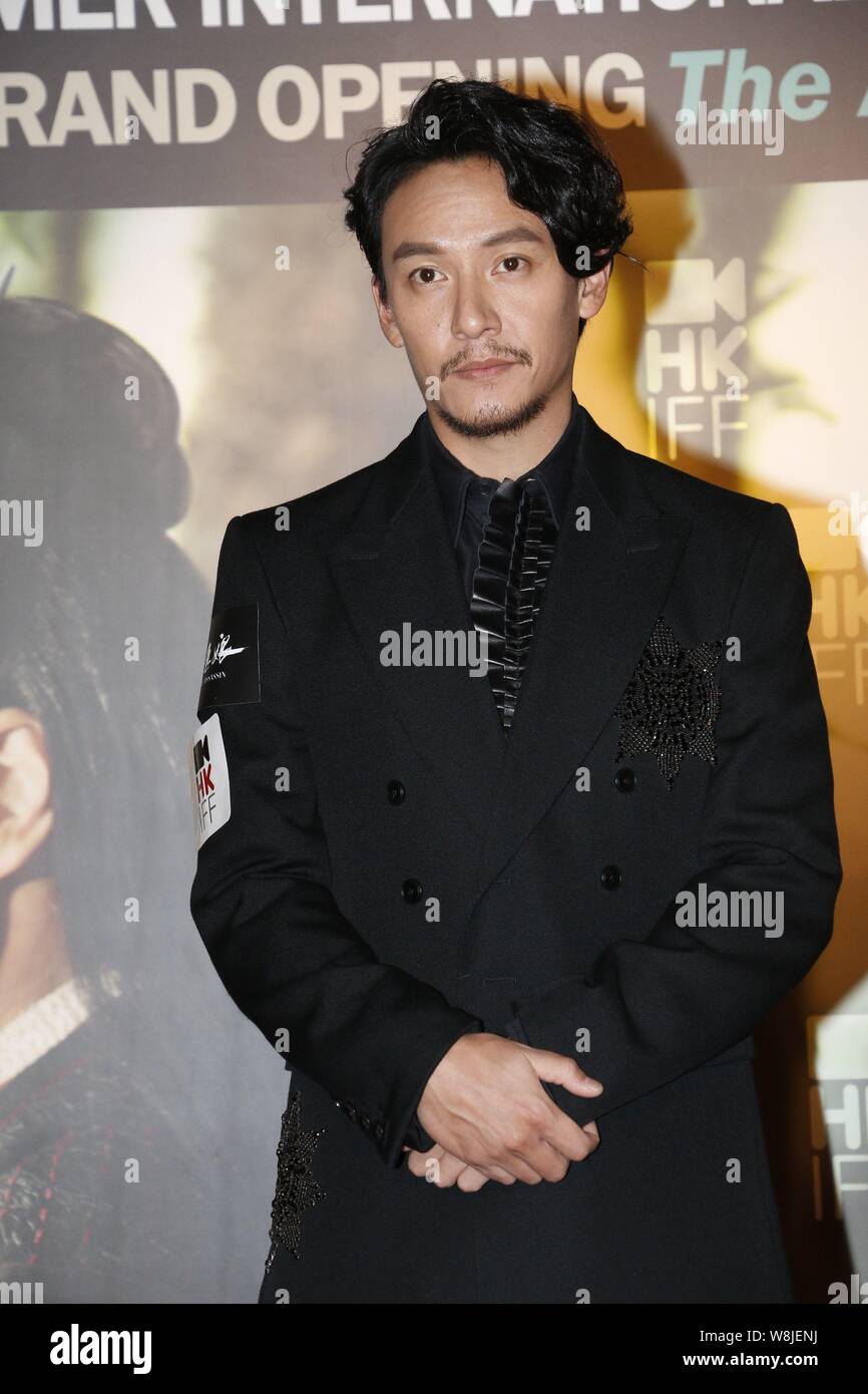 Taiwanese actor Chang Chen poses at a premiere for his movie "The Assassin" during the Cine Fan ...