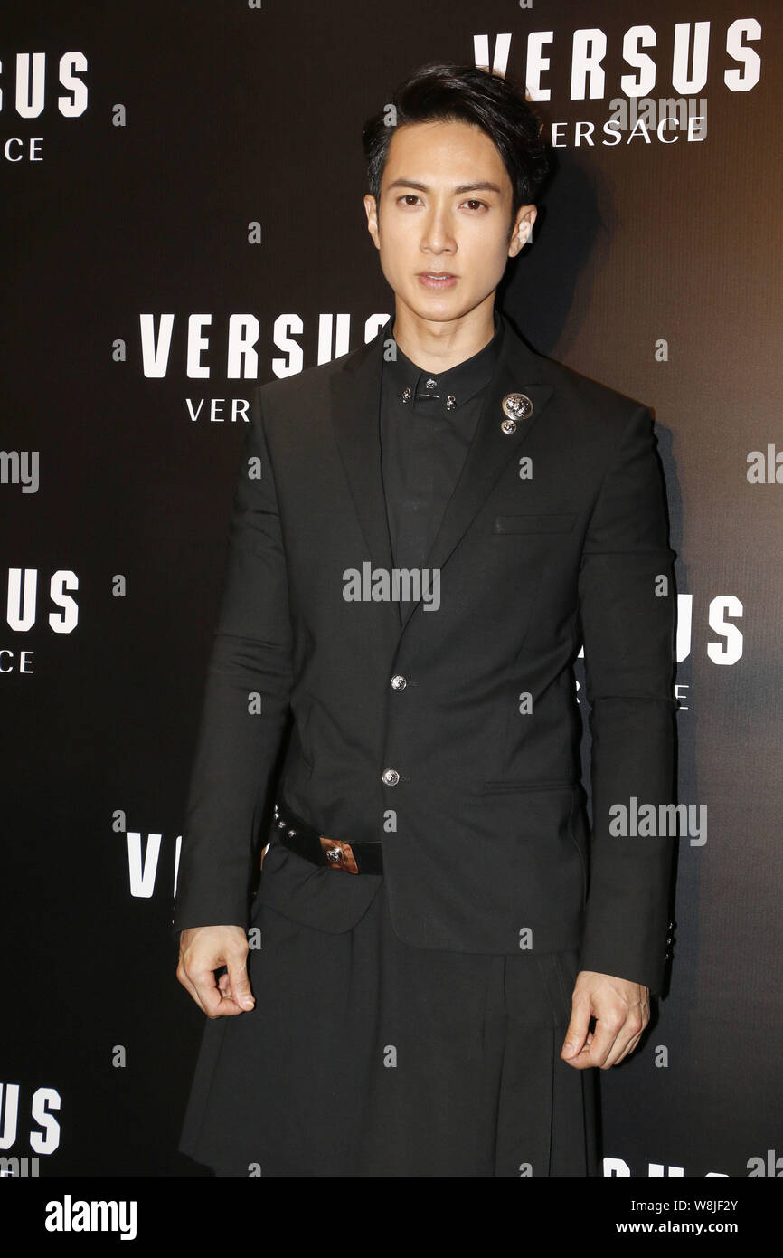 Bruneian actor Wu Chun poses during the opening ceremony for Versus ...
