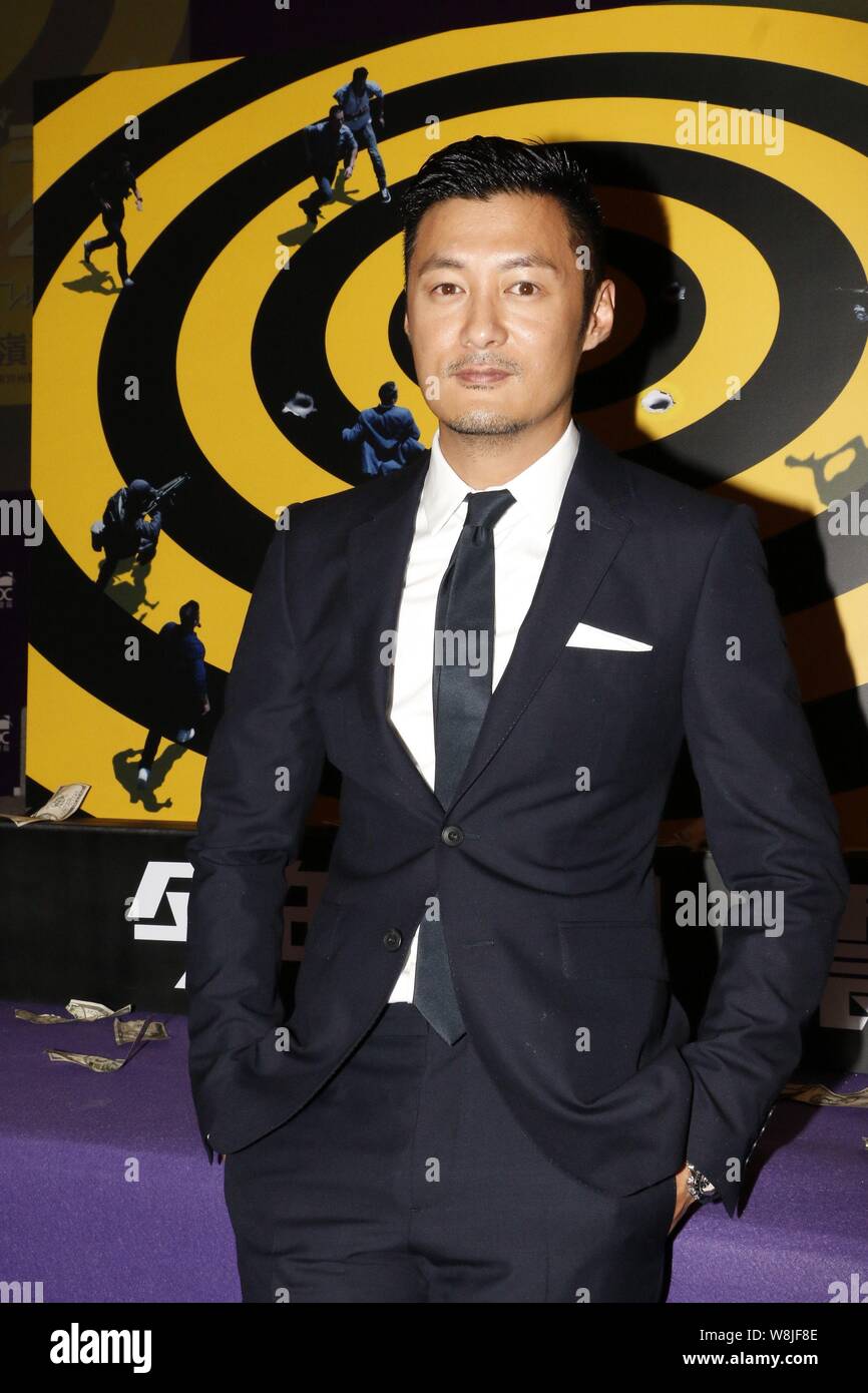 Hong Kong actor Shawn Yue attends the premiere for his new movie "Wild ...