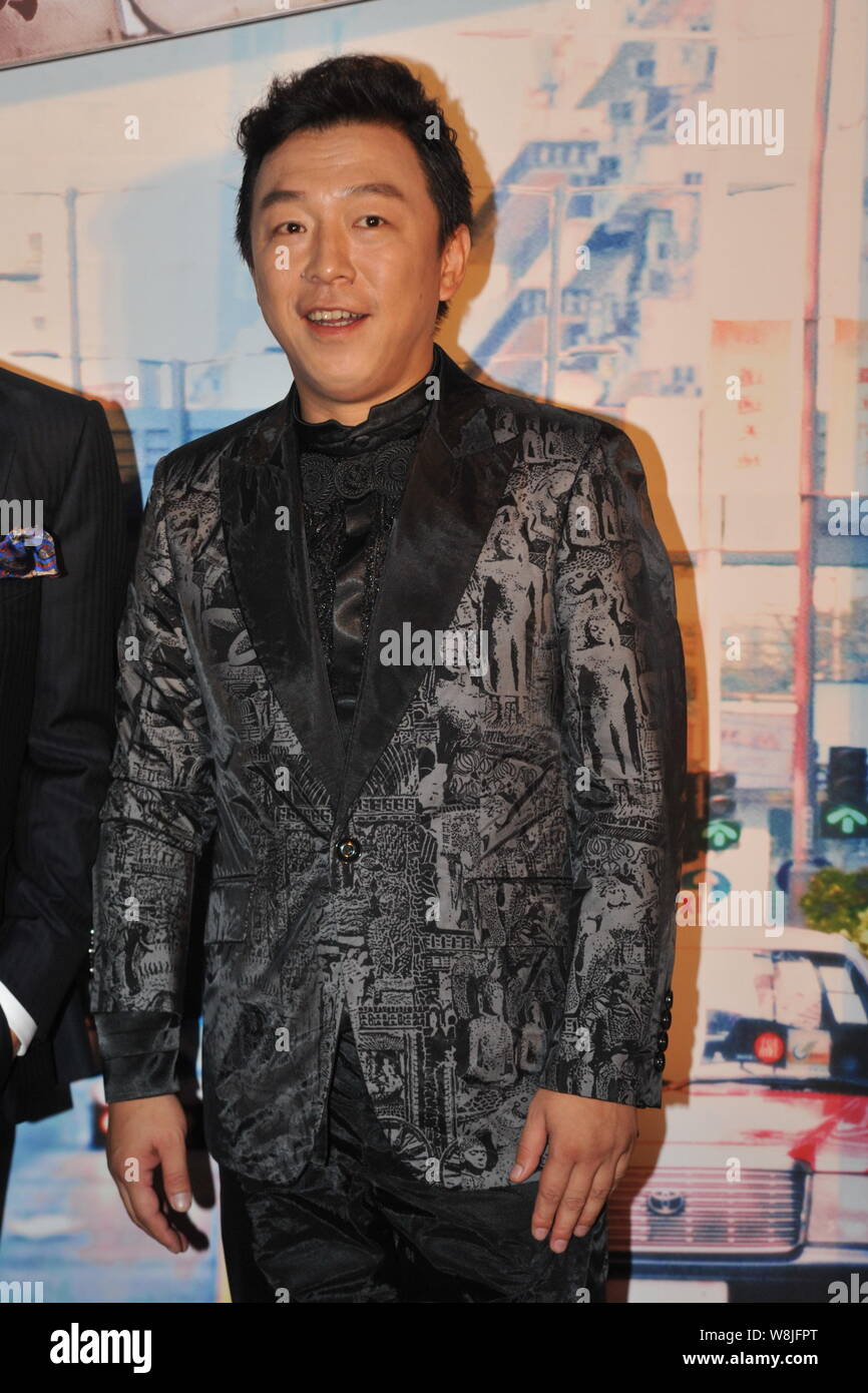 Chinese actor Huang Bo poses on the red carpet as he arrives for the ...